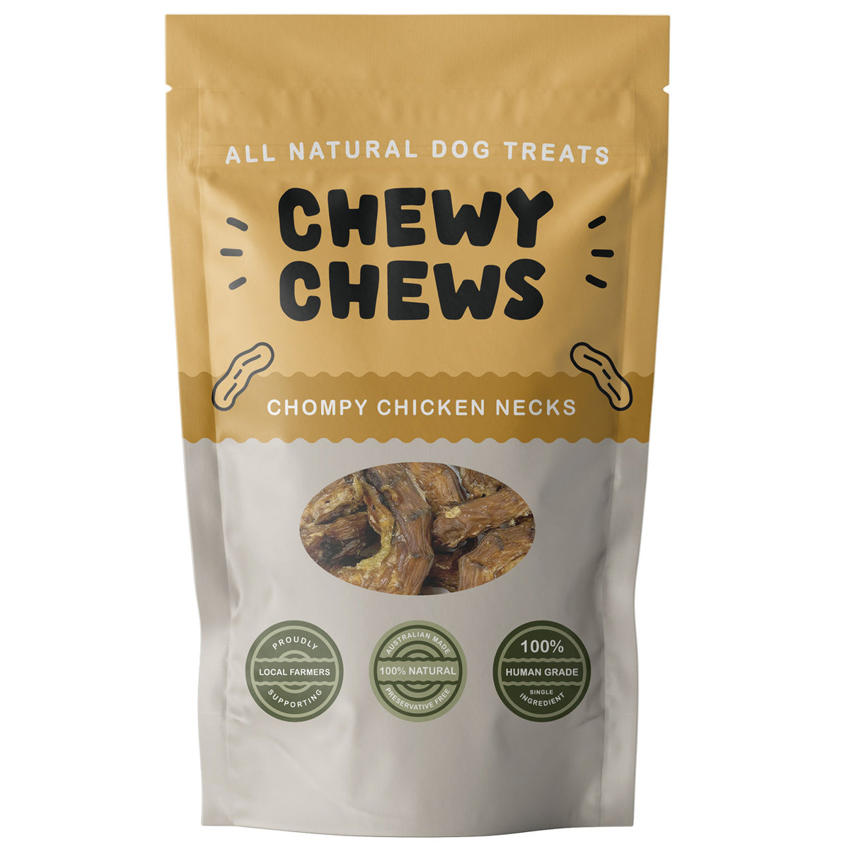 Chompy Chicken Necks | Chewy Chews | Premium Dog Treats