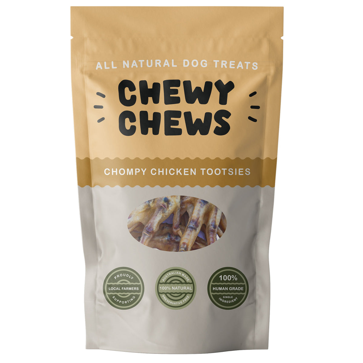 Chompy Chicken Tootsies – Chewy Chews